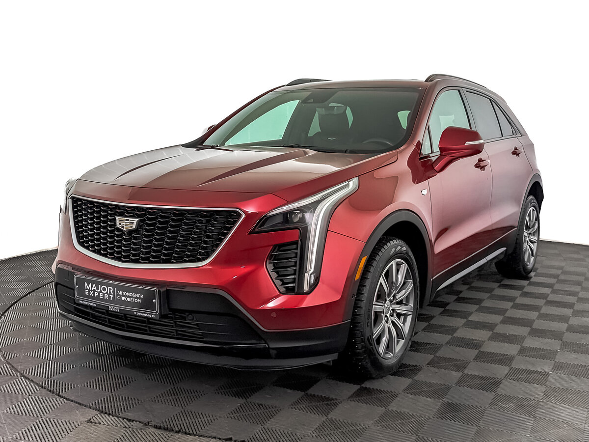 Купить б/у Cadillac XT4 I 2.0 AT (200 л.с.) 4WD бензин автомат в Москве: красный Кадиллак ХТ4 I ...