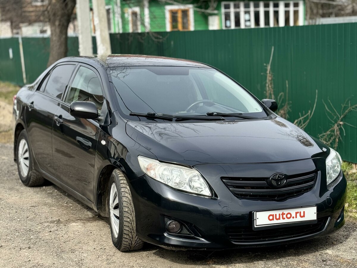 Купить б/у Toyota Corolla X (E140, E150) AMT 1.6 AMT (124 л.с.) бензин робот в Ярославле: чёрный ...