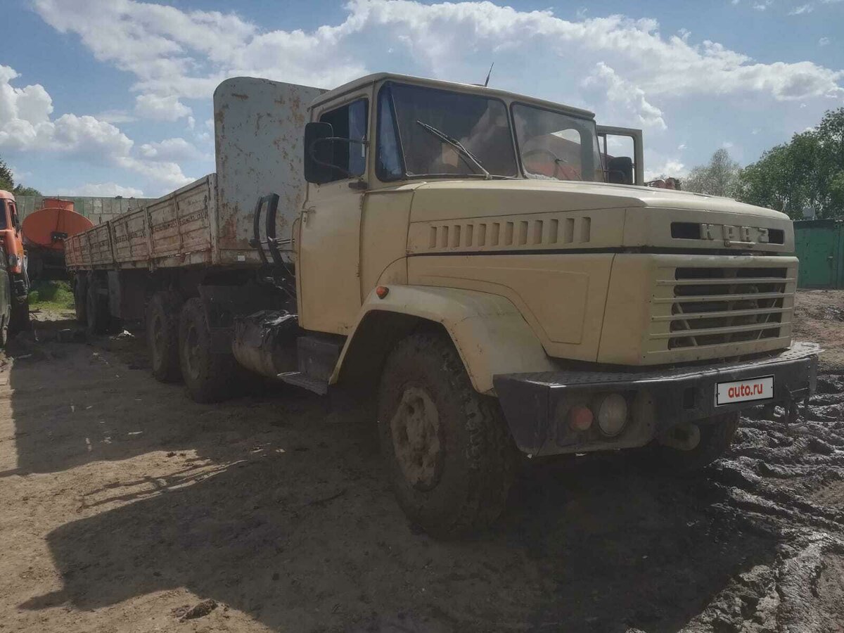 Купить б/у КрАЗ 6444 дизель механика в Уфе: бежевый 1993 года по цене ...