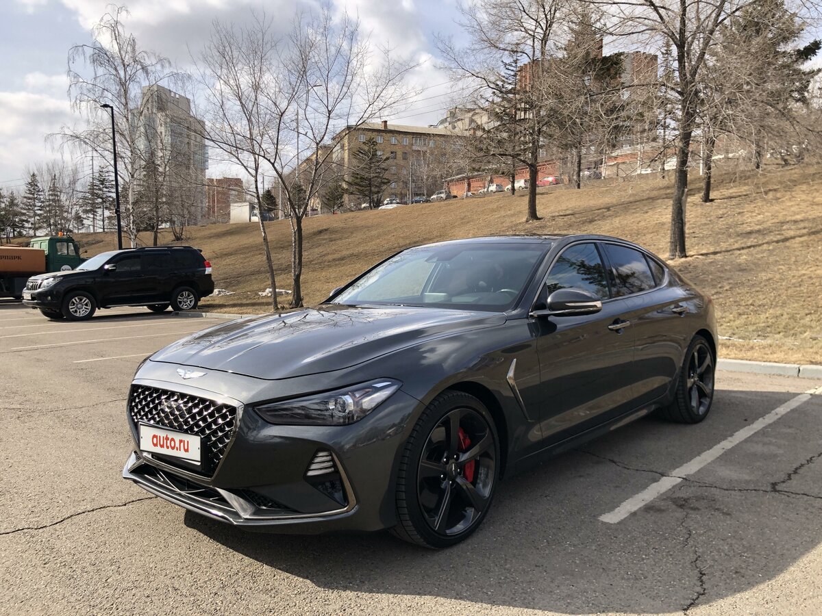 Купить б/у Genesis G70 I 3.3 AT (370 л.с.) 4WD бензин автомат в ...