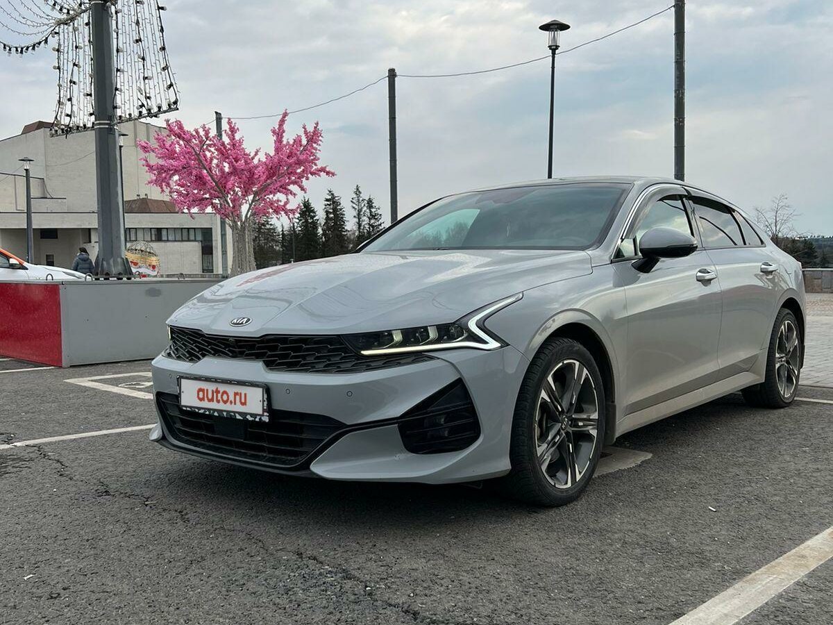 Купить б/у Kia K5 III 2.5 AT (194 л.с.) бензин автомат в Москве: серый Киа к5 III седан 2021 ...