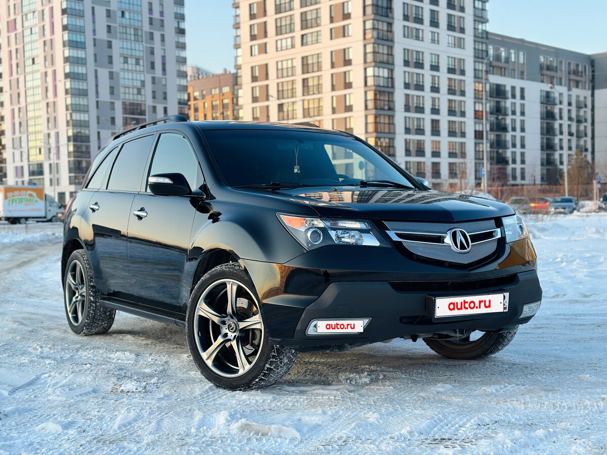 Купить б/у Acura MDX II 3.7 AT (300 л.с.) 4WD бензин автомат в Тюмени: чёрный Акура мдх II ...