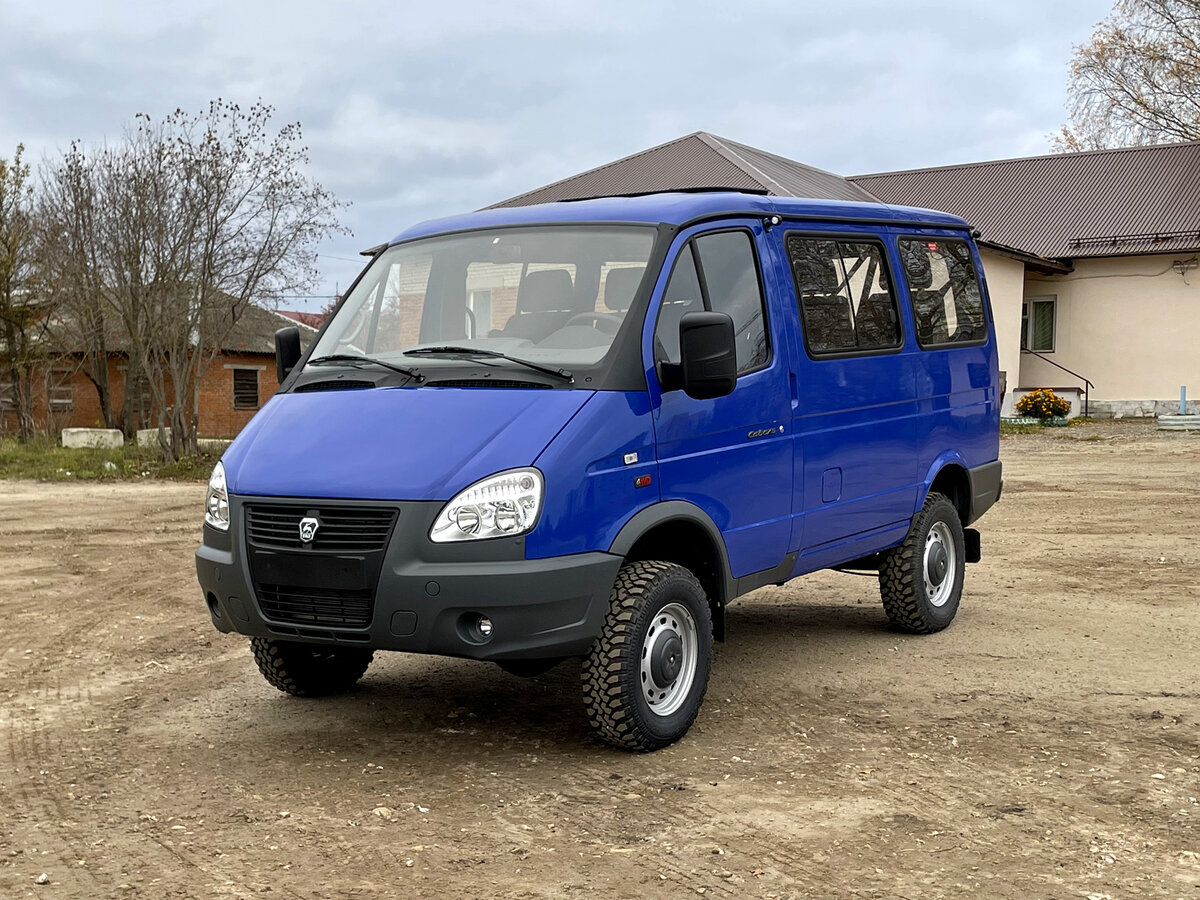 Купить новый ГАЗ Соболь (2217) бензин во Владимире: синий микроавтобус ...