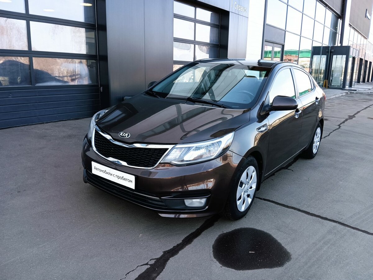 Купить б/у Kia Rio III Рестайлинг 1.6 AT (123 л.с.) бензин автомат в ...
