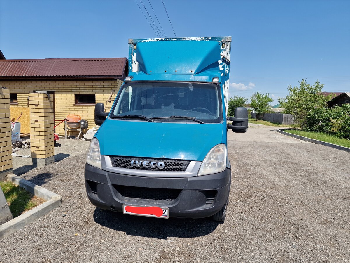 Купить б/у IVECO Daily дизель механика в Барнауле: синий изотермический ...
