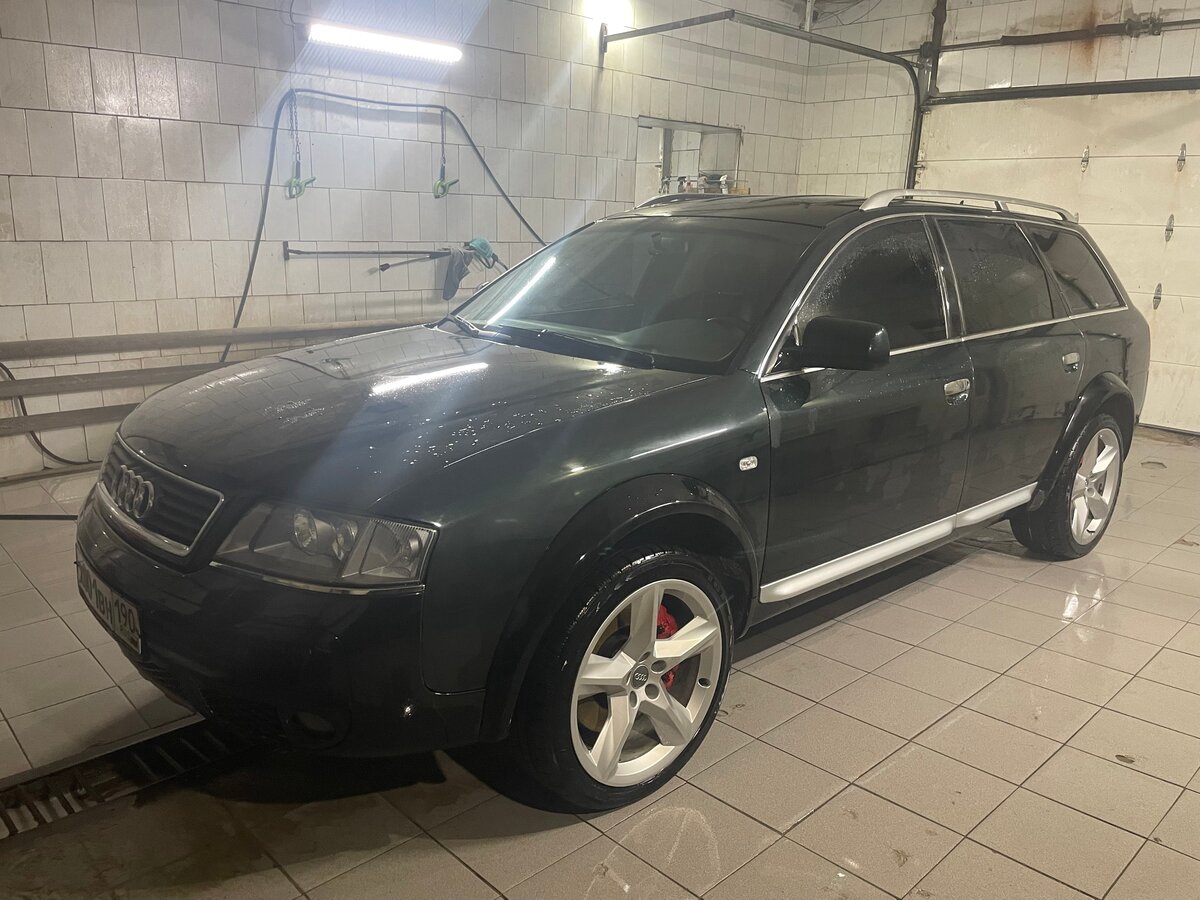 Купить б/у Audi A6 allroad I (C5) 4.2 AT (300 л.с.) 4WD бензин автомат в Шатуре: зелёный Ауди А6 ...