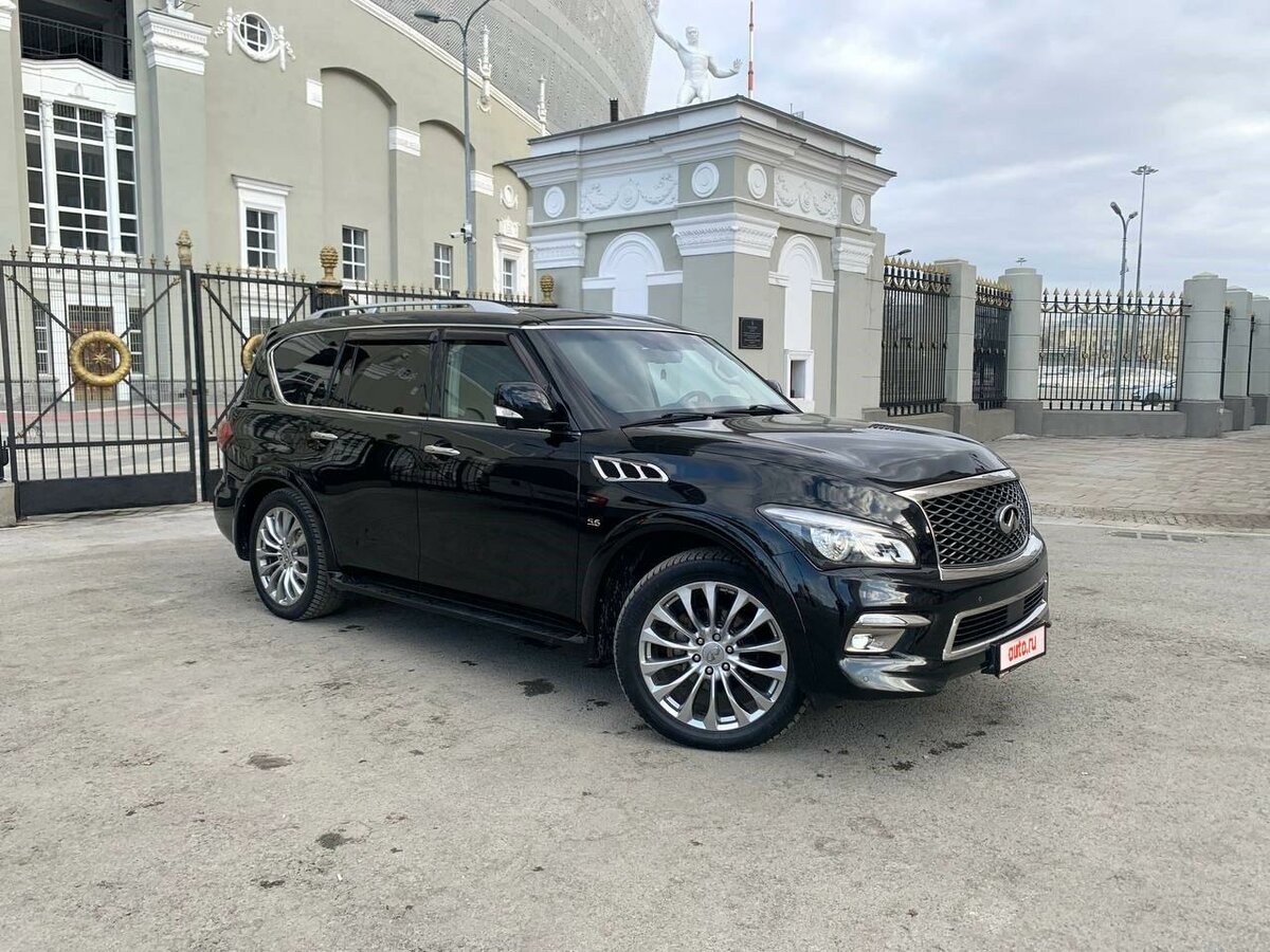 Купить б/у Infiniti QX80 I Рестайлинг 5.6 AT (405 л.с.) 4WD бензин ...