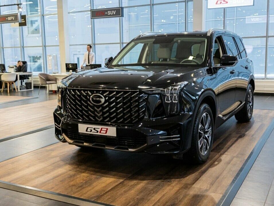 Купить новый GAC GS8 II 2.0 AT (231 л.с.) 4WD бензин автомат в Москве: чёрный ГАК ГС8 II ...