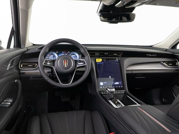 Купить новый Hongqi H5 II 2.0 AT (218 л.с.) бензин автомат в Москве: чёрный Хончи Х5 II седан ...