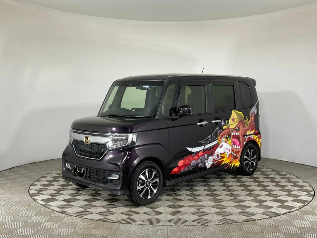 Купить б/у Honda N-BOX II 0.7 CVT (58 л.с.) бензин вариатор в Ногинске: фиолетовый Хонда н-бокс ...