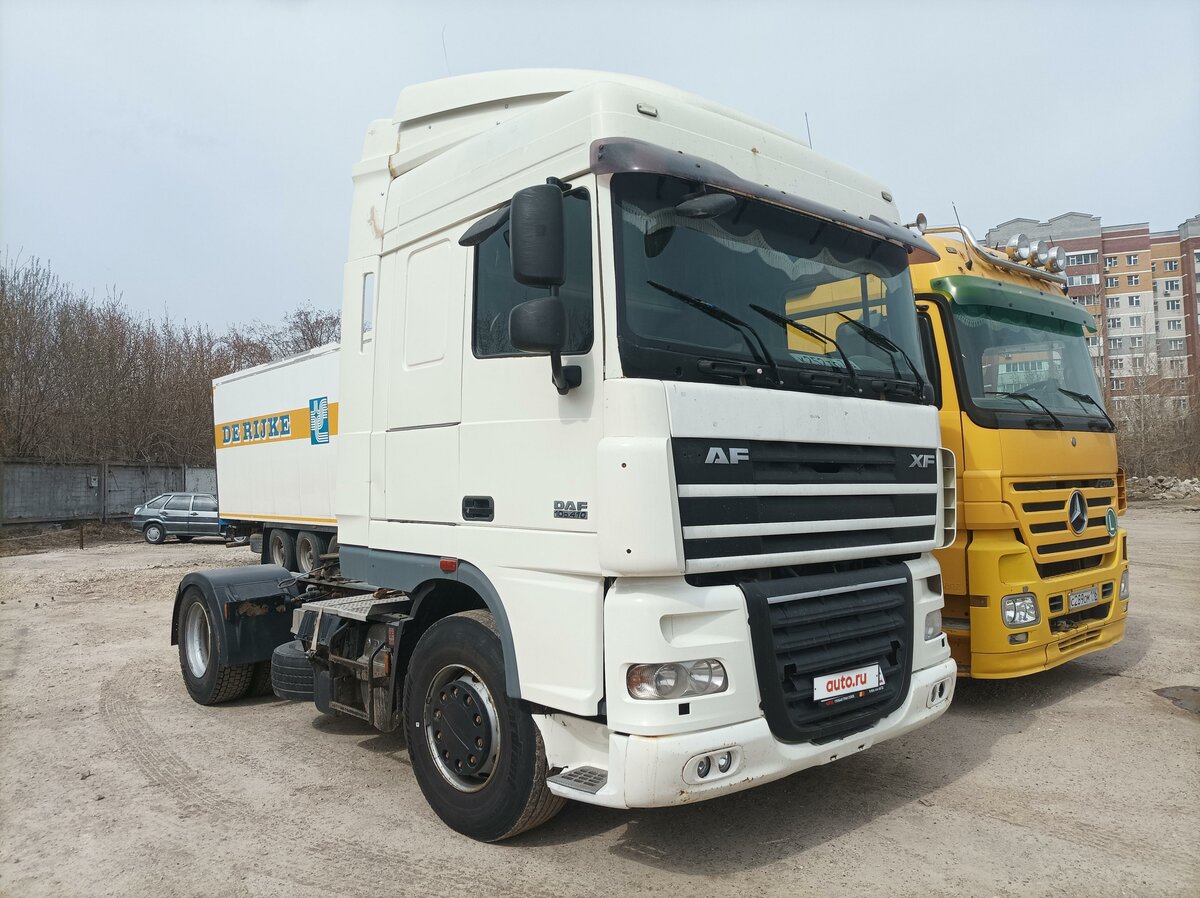 Купить б/у DAF XF 105 дизель механика в Казани: белый 2010 года на Авто ...