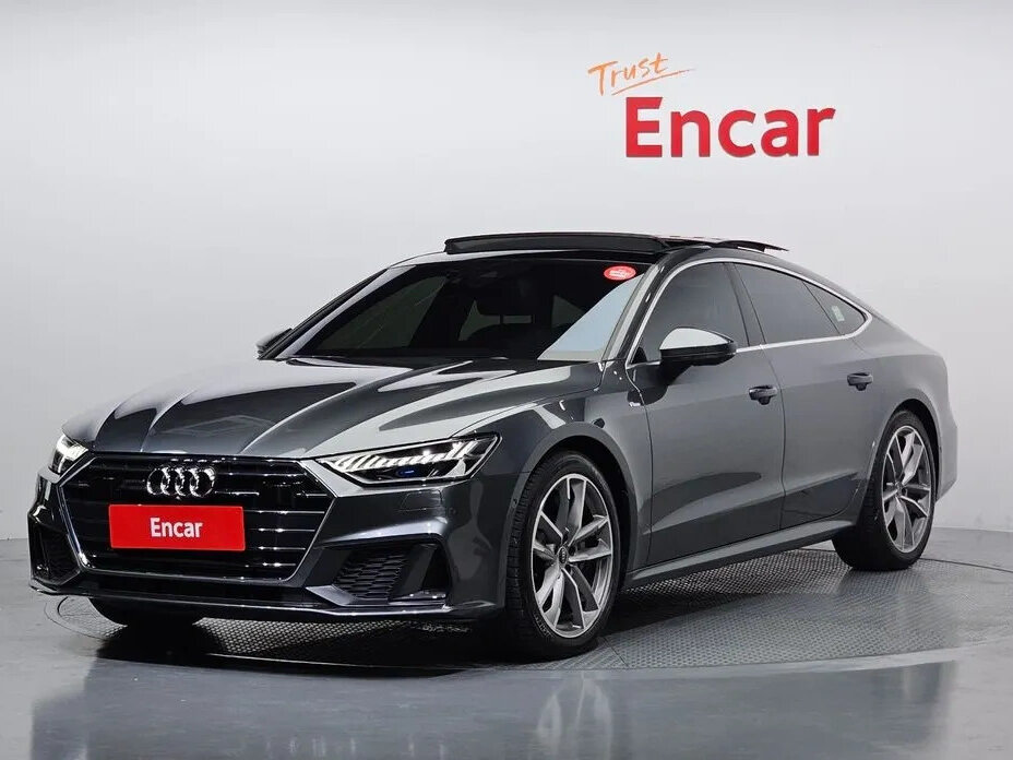 Купить б/у Audi A7 II (4K) 55 TFSI 3.0 AMT (340 л.с.) 4WD бензин робот во Владивостоке: серый ...