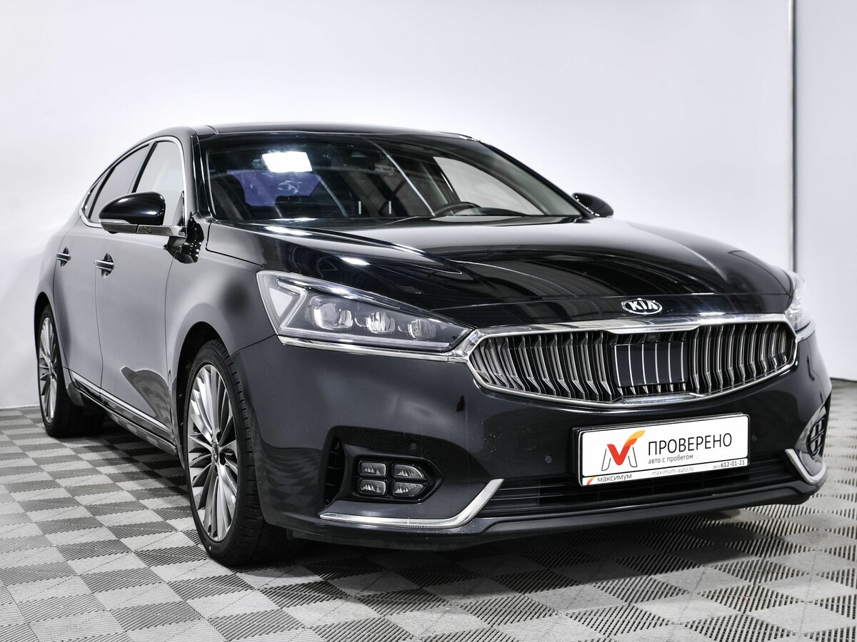 Купить б/у Kia K7 YG (II) 2.4 AT (190 л.с.) бензин автомат в Санкт-Петербурге: чёрный Киа K7 YG ...