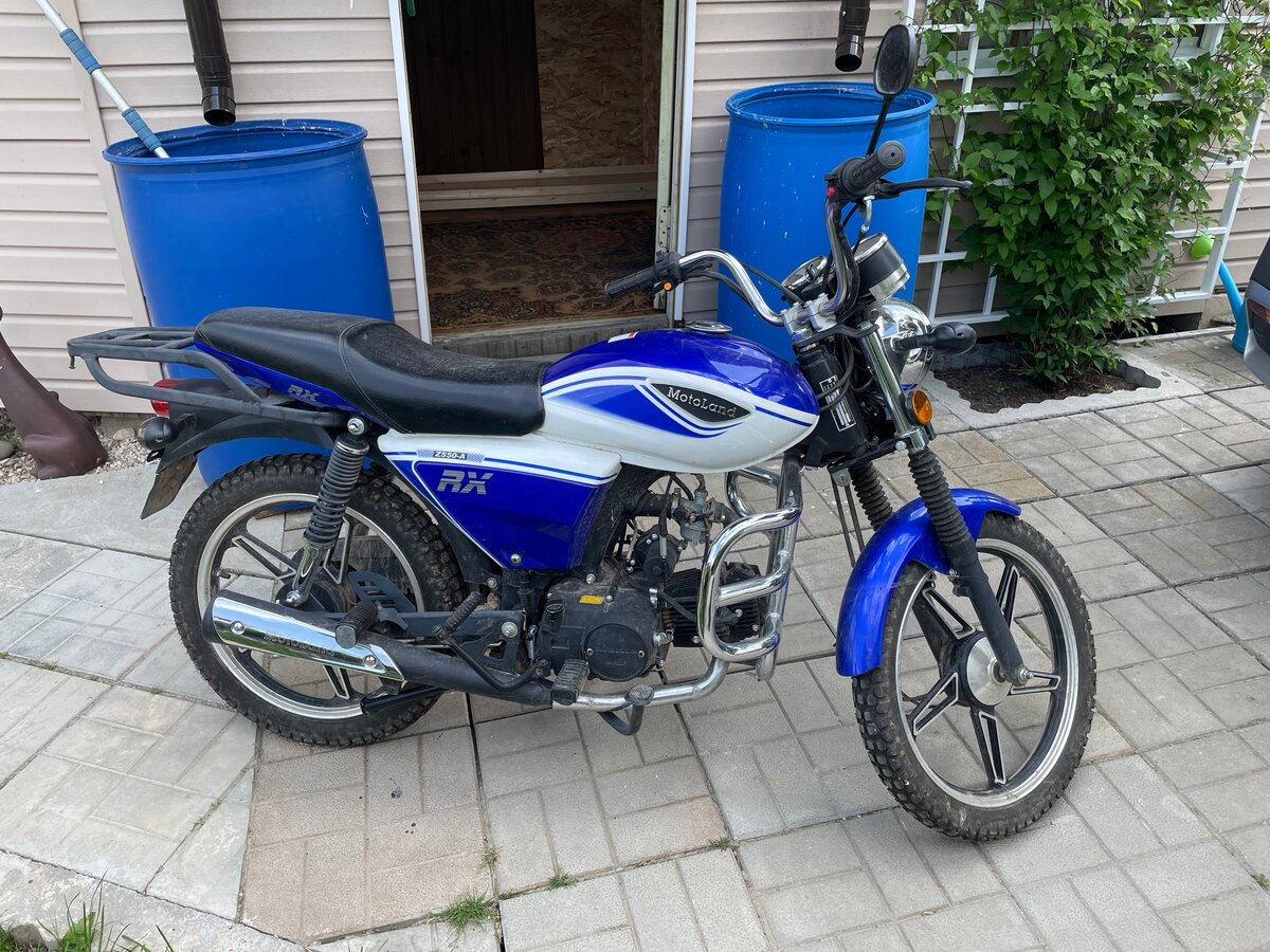 Купить б/у Motoland Alpha RX карбюратор 4 передачи в Химках: синий ...