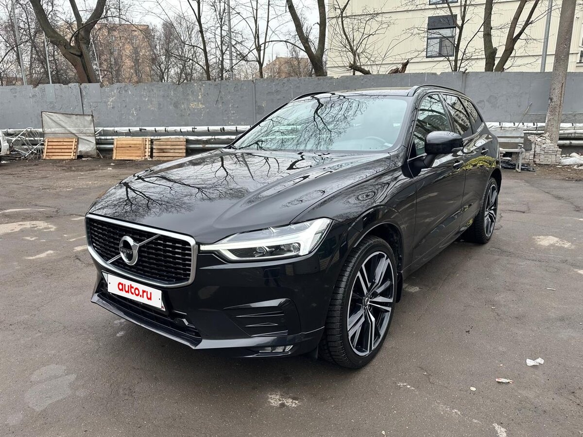 Купить б/у Volvo XC60 II 2.0d AT (197 л.с.) 4WD дизель автомат в Москве: чёрный Вольво XC60 II ...