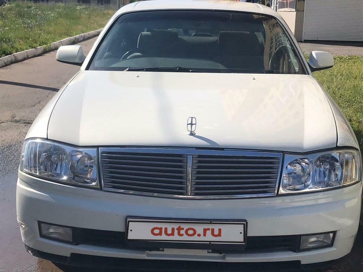 Купить б/у Nissan Cedric X (Y34) 2.5 AT (260 л.с.) 4WD бензин автомат в Мытищах: белый Ниссан ...