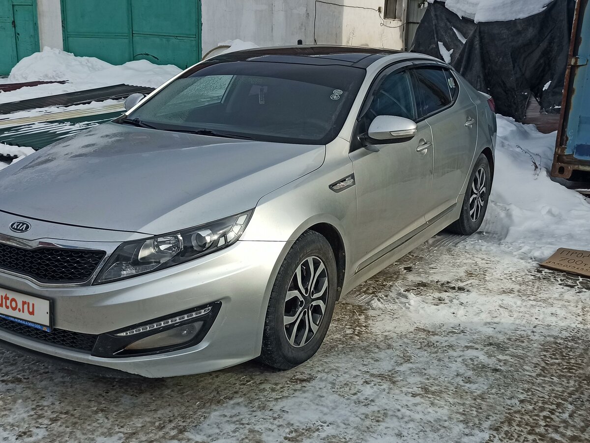 Купить б/у Kia K5 I 2.0 AT (165 л.с.) бензин автомат во Владивостоке: серый Киа к5 I седан 2012 ...