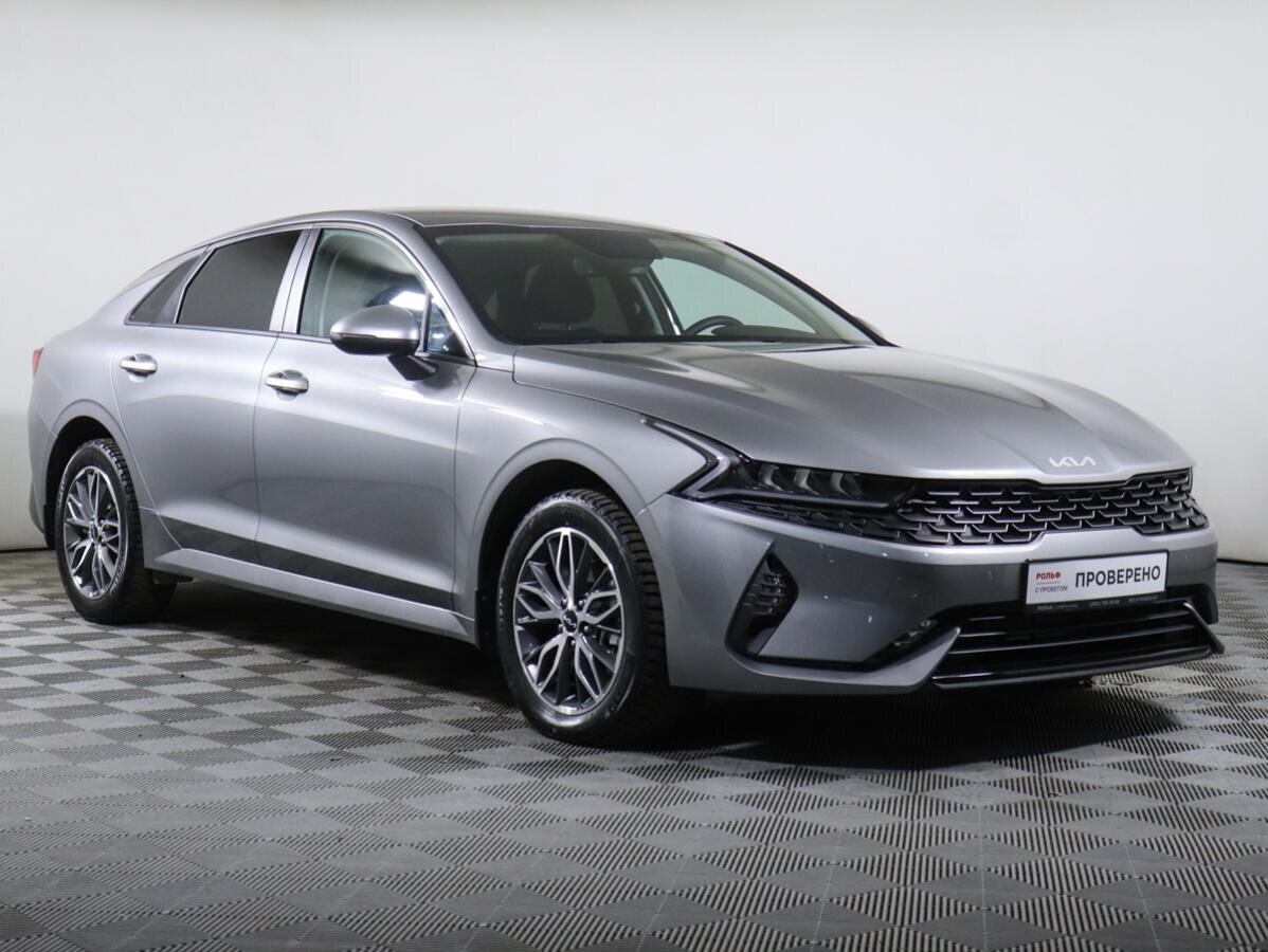 Купить б/у Kia K5 III 2.0 AT (150 л.с.) бензин автомат в Москве: серый Киа к5 III седан 2022 ...