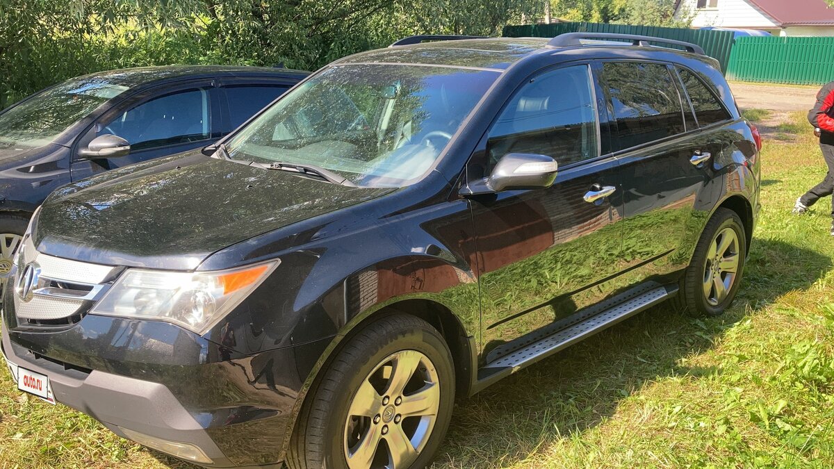 Купить б/у Acura MDX II 3.7 AT (300 л.с.) 4WD бензин автомат в Москве: чёрный Акура мдх II ...