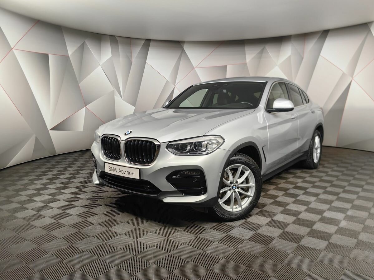 Купить б/у BMW X4 II (G02) 20i 2.0 AT (184 л.с.) 4WD бензин автомат в Москве: серый БМВ Х4 II ...