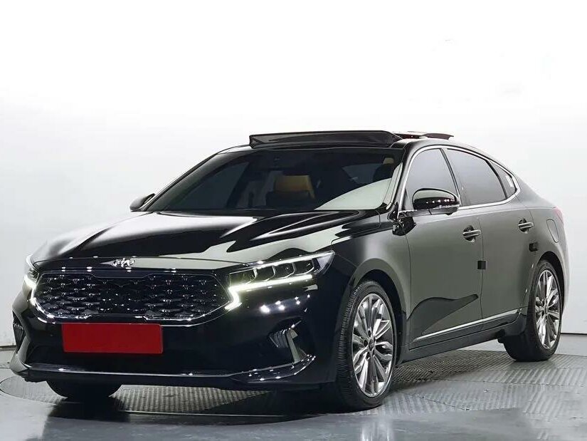 Купить б/у Kia K7 YG (II) Рестайлинг 2.5 AT (198 л.с.) бензин автомат в Хабаровске: чёрный Киа ...