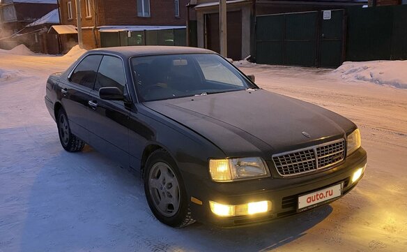 Купить б/у Nissan Leopard IV (Y33) 2.0 AT (125 л.с.) бензин автомат в Иркутске: серый Ниссан ...