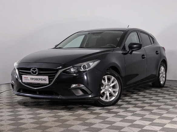 Купить б/у Mazda 3 III (BM) 1.6 AT (104 л.с.) бензин автомат в Санкт-Петербурге: чёрный Мазда 3 ...