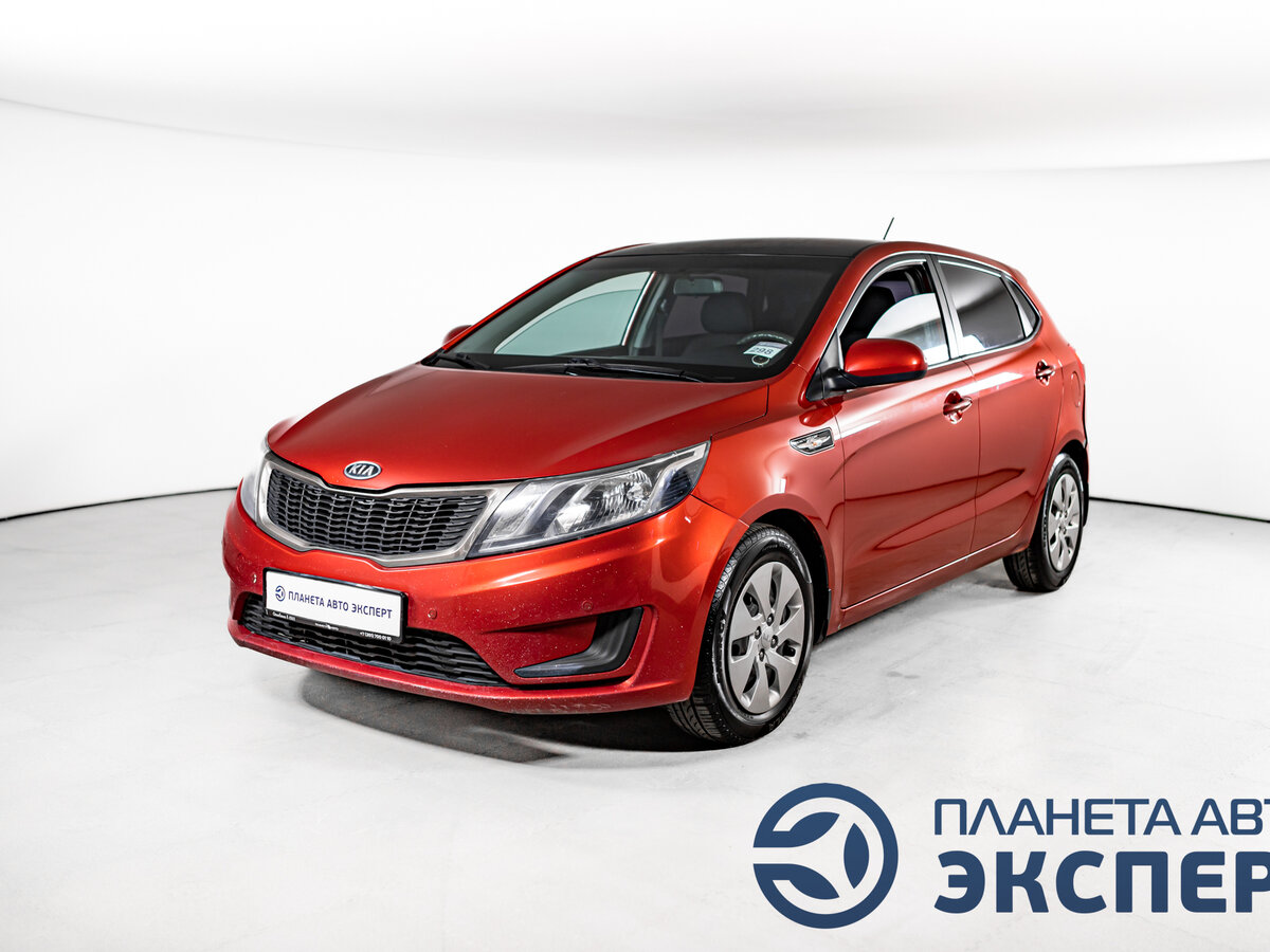 Купить б/у Kia Rio III 1.4 MT (107 л.с.) бензин механика в Челябинске: красный Киа Рио III ...