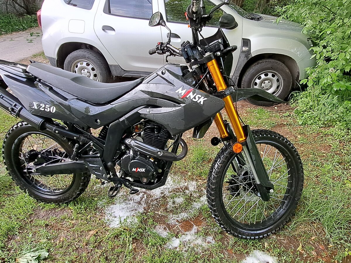 Купить б/у Minsk (Минск) X 250 карбюратор 5 передач в Мячкове: чёрный внедорожный эндуро 2021 ...