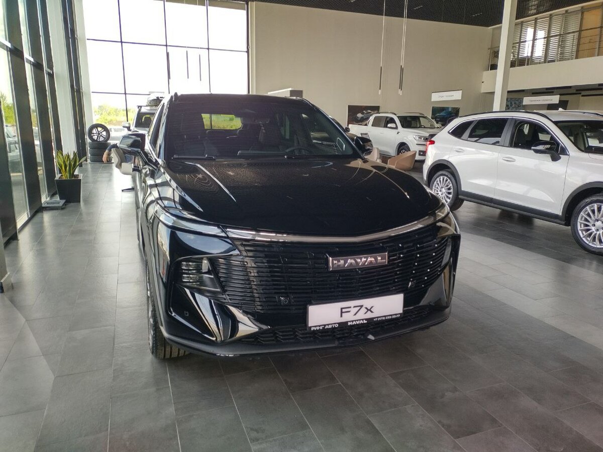 Купить новый Haval F7x II 2.0 AMT (192 л.с.) 4WD бензин робот в Воронеже: чёрный Хавэйл Ф7х II ...