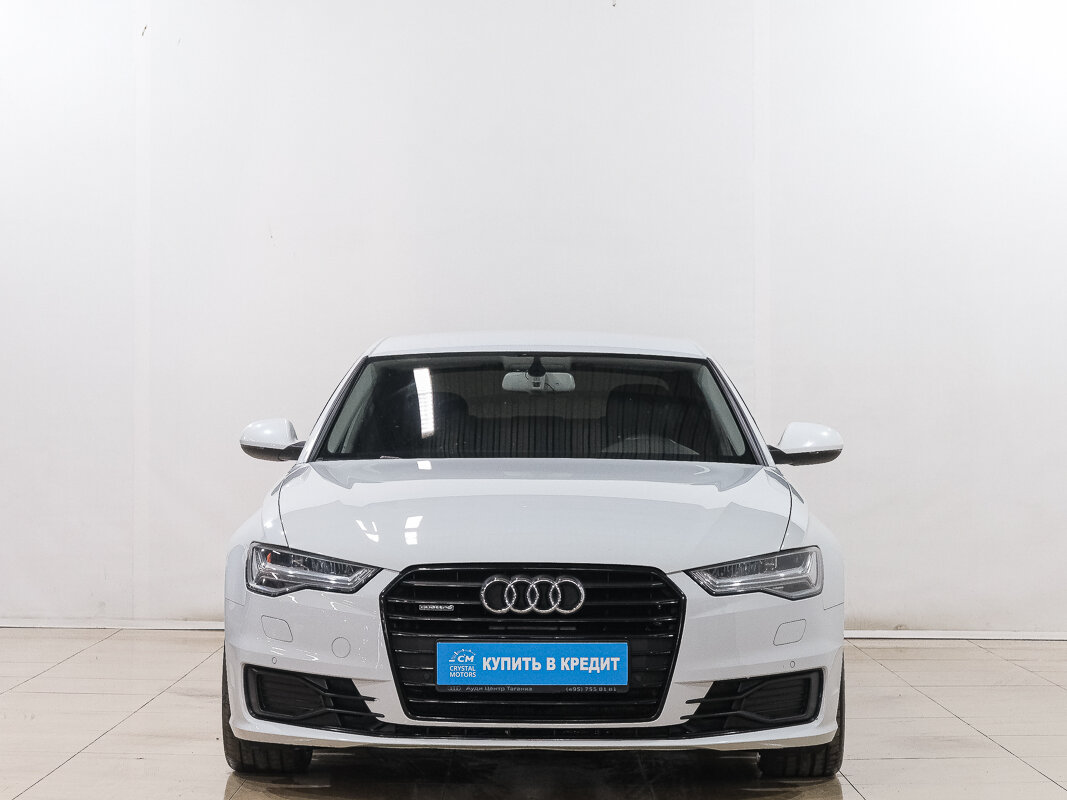 Купить б/у Audi A6 IV (C7) Рестайлинг 3.0 AMT (333 л.с.) 4WD бензин робот в Новокузнецке: белый ...