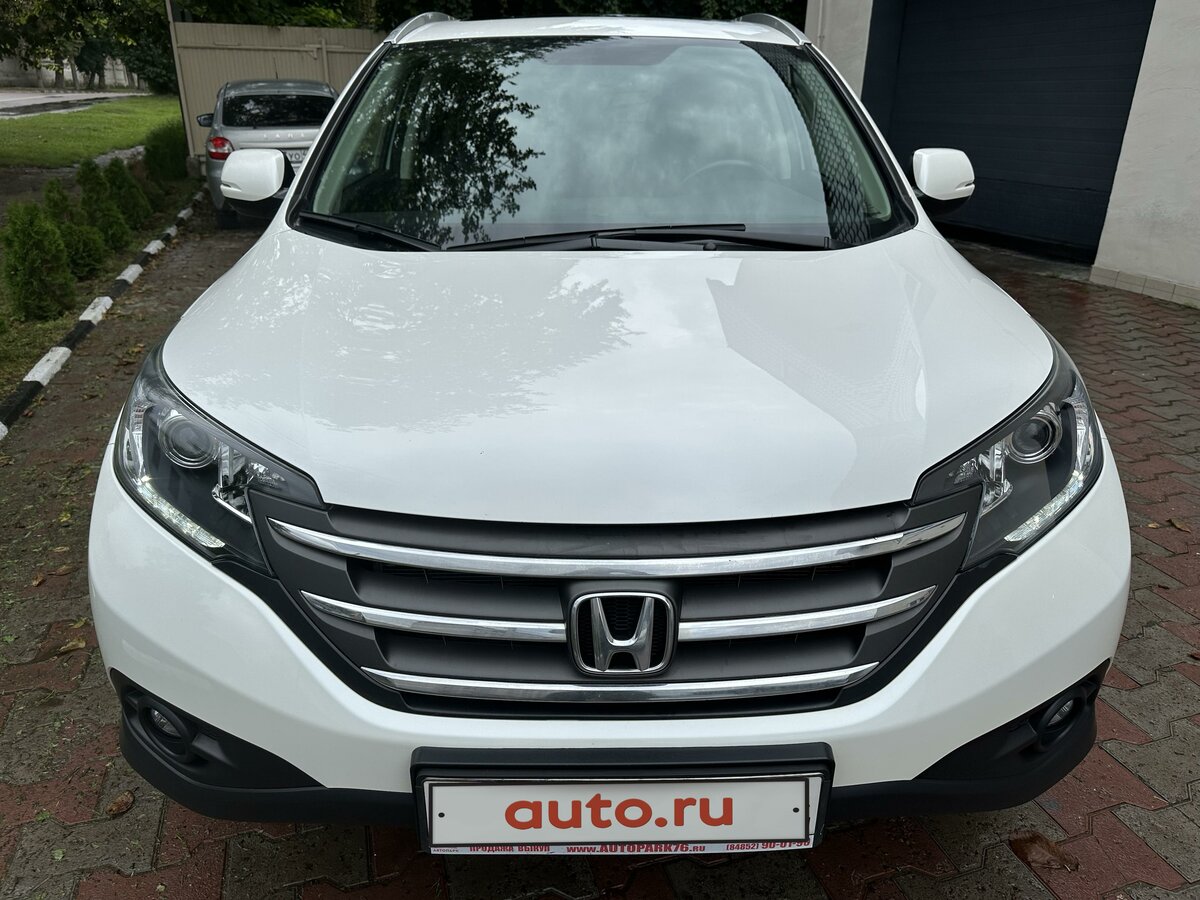 Купить б/у Honda CR-V IV 2.4 AT (190 л.с.) 4WD бензин автомат в Туле: белый Хонда CR-V IV ...