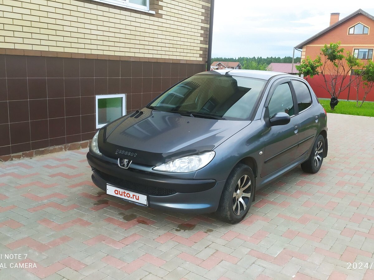 Купить б/у Peugeot 206 1998-2012 1.4 MT (75 л.с.) бензин механика в Вологде: серый Пежо 206 2007 ...