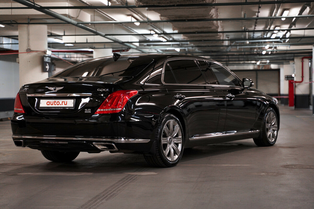 Купить б/у Genesis G90 I Limousine 5.0 AT (413 л.с.) 4WD бензин автомат ...