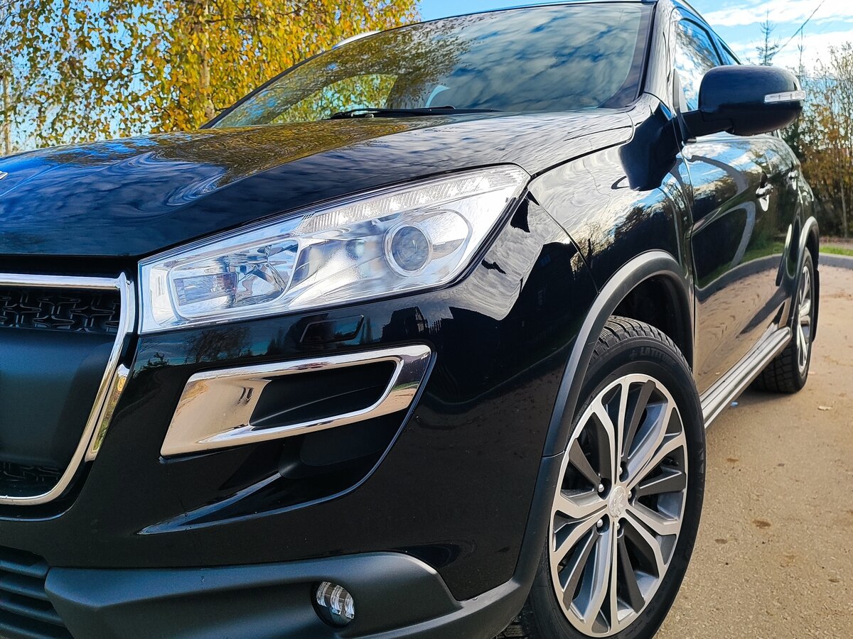 Купить б/у Peugeot 4008 I 2.0 CVT (150 л.с.) 4WD бензин вариатор в Москве: чёрный Пежо 4008 I ...
