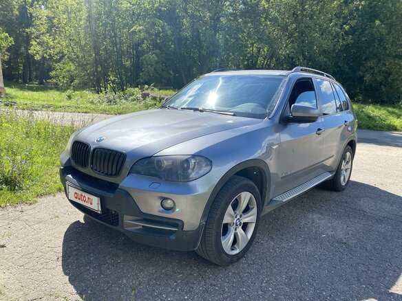 Купить б/у BMW X5 II (E70) 3.0sd 3.0d AT (286 л.с.) 4WD дизель автомат в Подольске: серый БМВ Х5 ...
