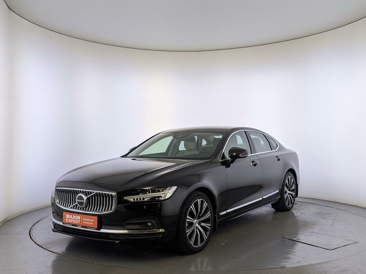 Купить б/у Volvo S90 II Рестайлинг 2.0 AT (190 л.с.) бензин автомат в Москве: чёрный Вольво S90 ...