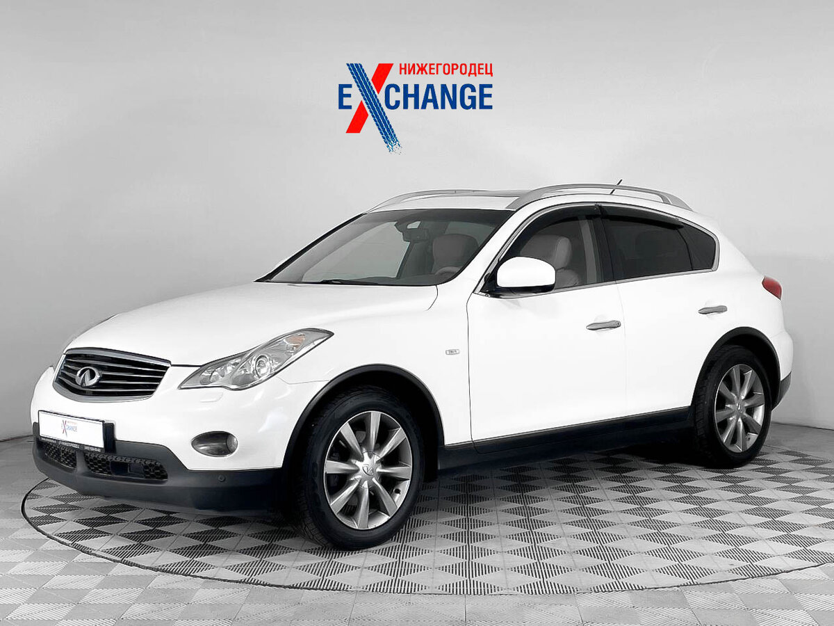 Купить б/у Infiniti EX I (J50) EX25 2.5 AT (222 л.с.) 4WD бензин автомат в Ногинске: белый ...
