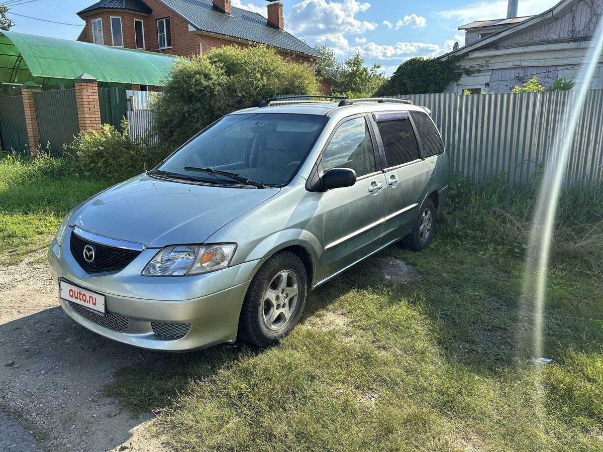 Купить б/у Mazda MPV II (LW) 3.0 AT (200 л.с.) бензин автомат в Королёве: серебристый Мазда MPV ...