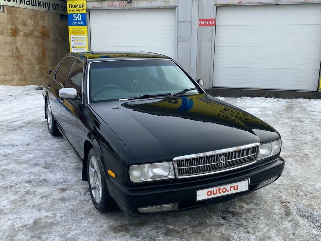 Купить б/у Nissan Cedric VIII (Y32) 3.0 AT (160 л.с.) бензин автомат в Томске: чёрный Ниссан ...