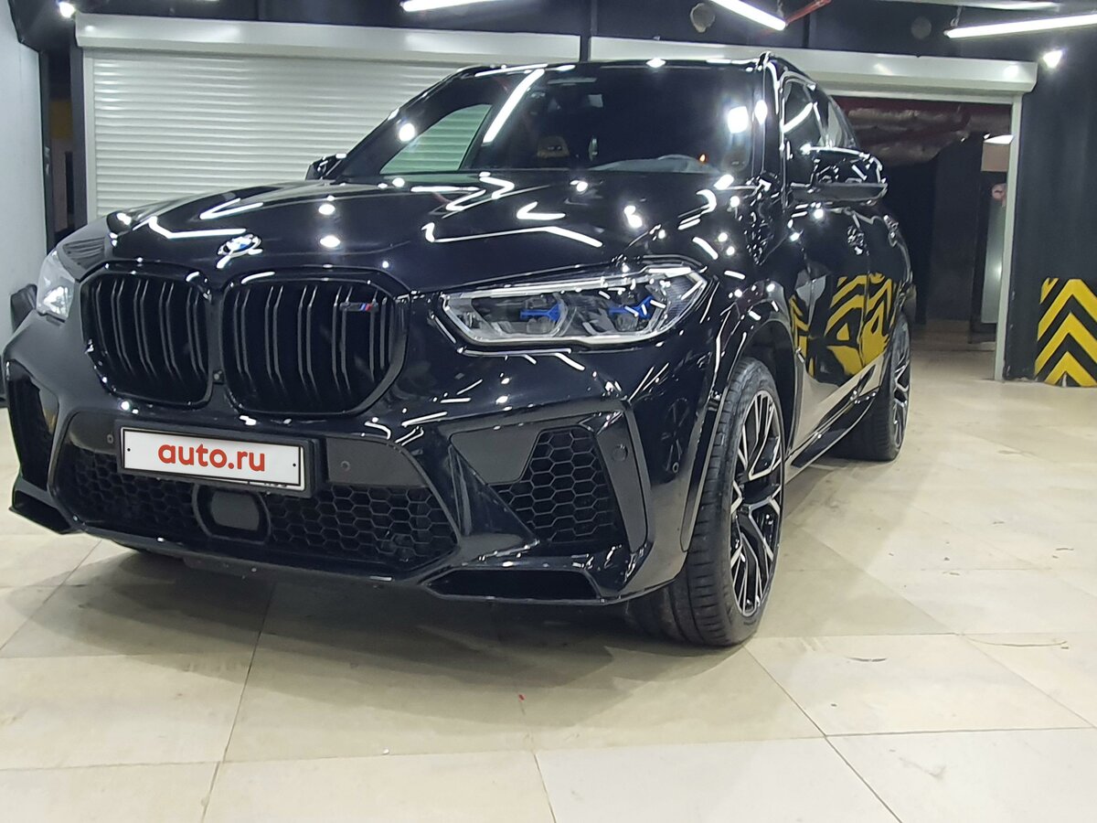 Купить б/у BMW X5 M III (F95) Competition 4.4 AT (625 л.с.) 4WD бензин автомат в Москве: чёрный ...
