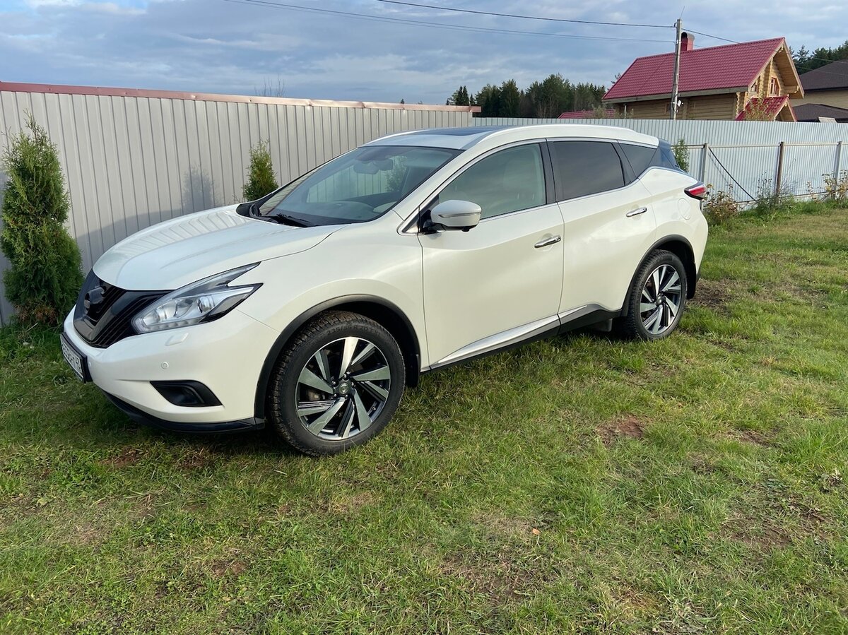 Купить б/у Nissan Murano III (Z52) 3.5 CVT (249 л.с.) 4WD бензин вариатор в Кирове: белый Ниссан ...