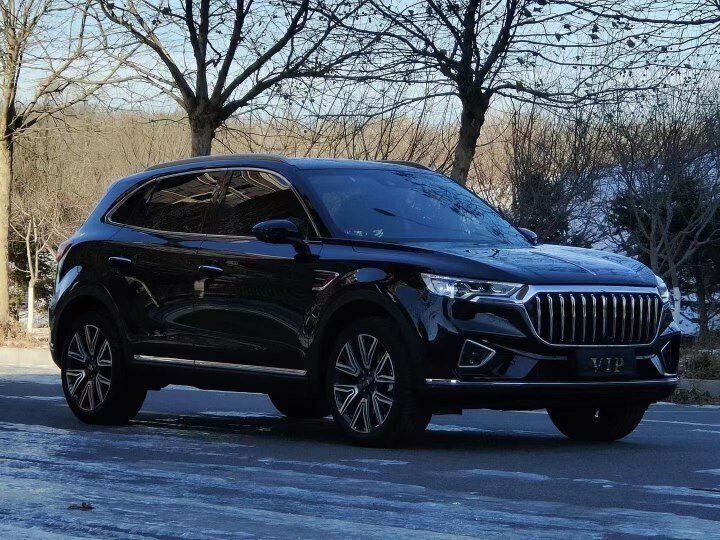 Купить б/у Hongqi HS5 I 2.0 AT (224 л.с.) 4WD бензин автомат во Владивостоке: чёрный Хончи ХС5 I ...