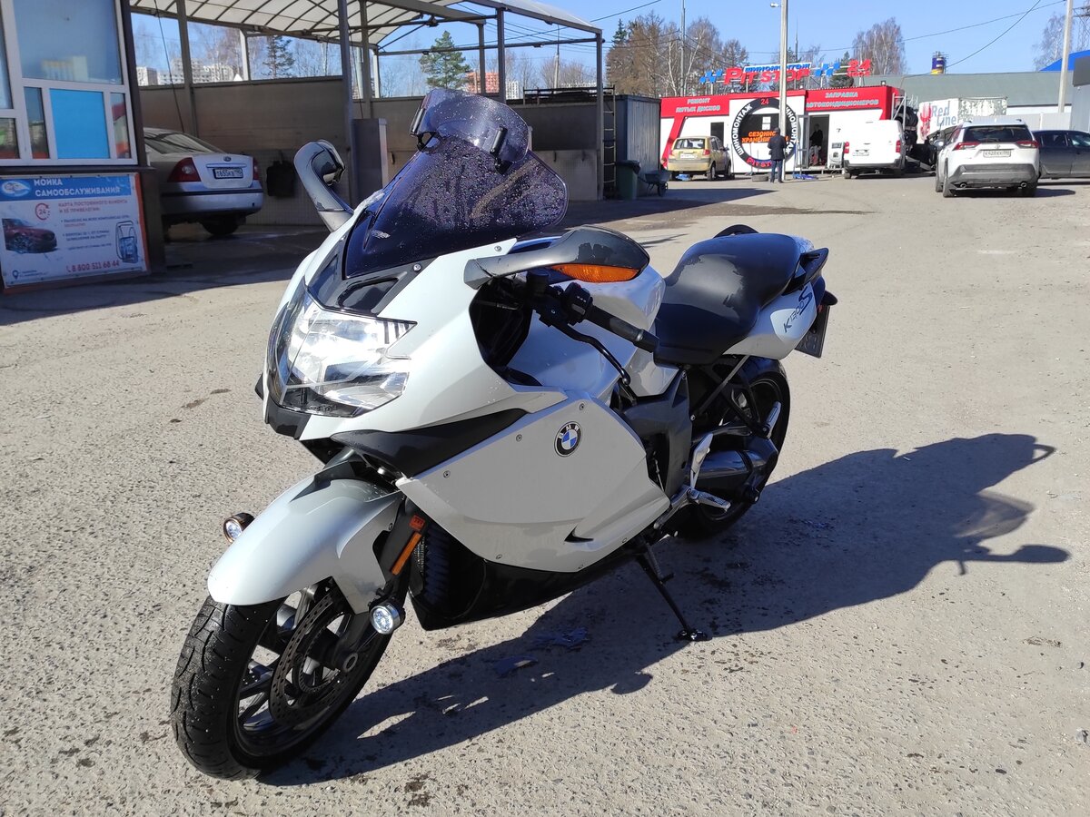 Купить б/у BMW K 1300 S инжектор 6 передач в Одинцово: белый 2009 года ...
