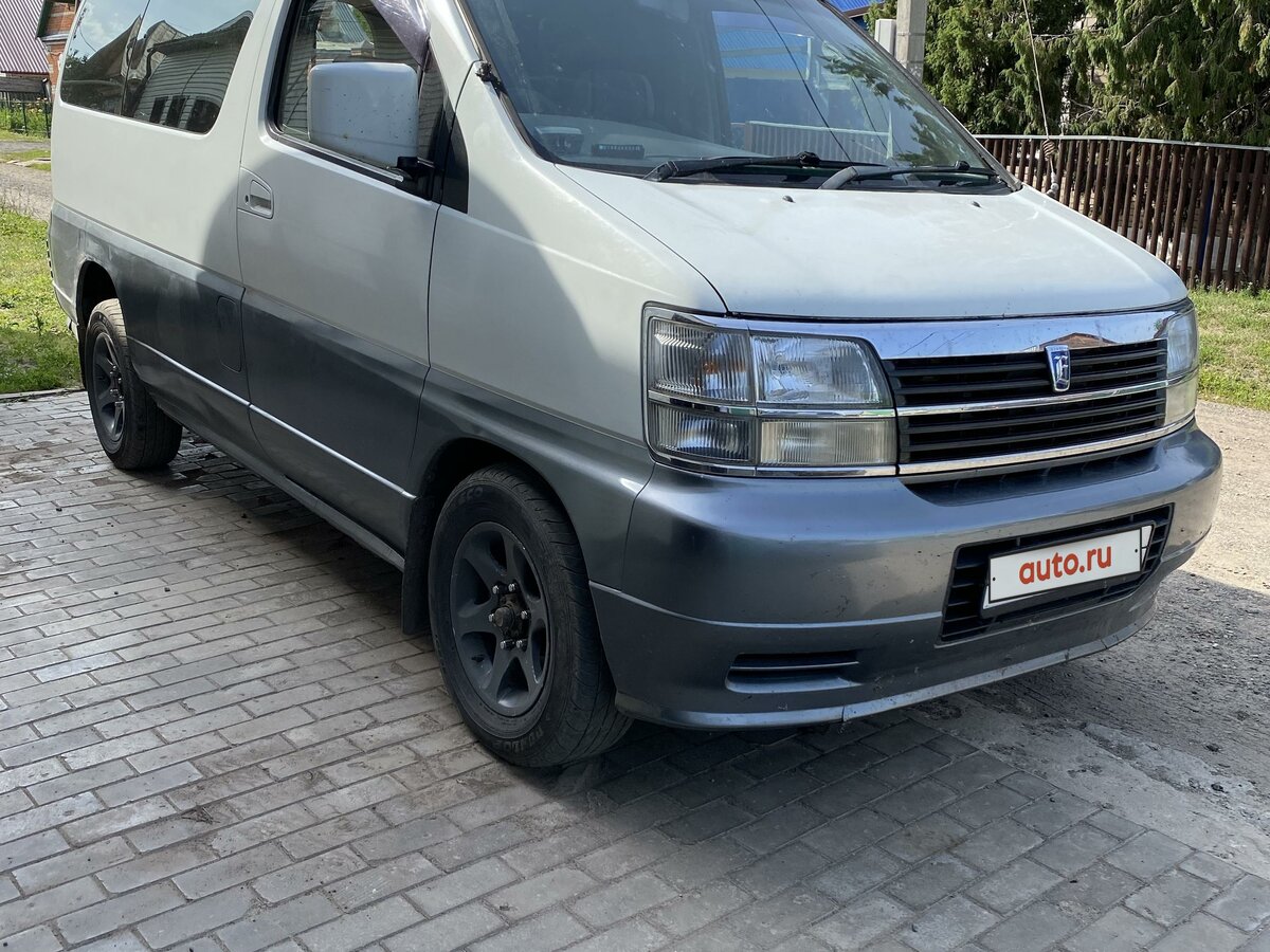 Купить б/у Nissan Elgrand I (E50) 3.2d AT (150 л.с.) 4WD дизель автомат в Казани: серый Ниссан ...