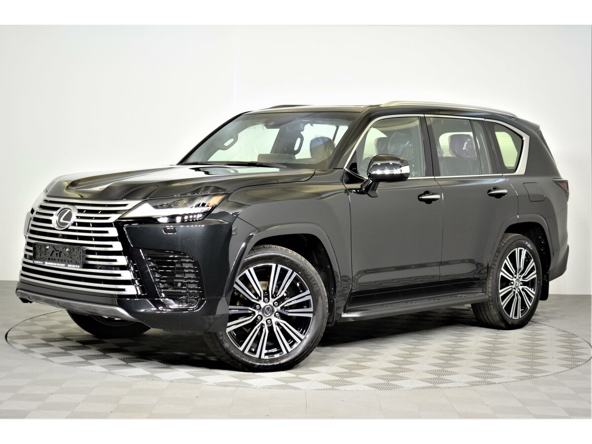 Купить б/у Lexus LX IV 500d 3.4d AT (299 л.с.) 4WD дизель автомат в Москве: чёрный Лексус LX IV ...