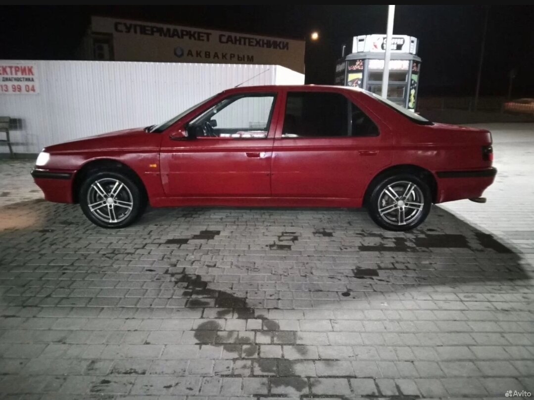 Купить б/у Peugeot 605 1989-1999 2.0 MT (128 л.с.) бензин механика в Севастополе: красный Пежо ...