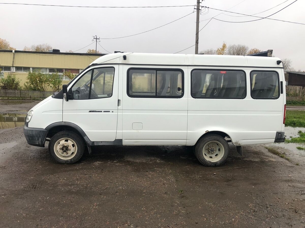 Купить б/у ГАЗ ГАЗель (3221) бензин механика в Гатчине: белый ...