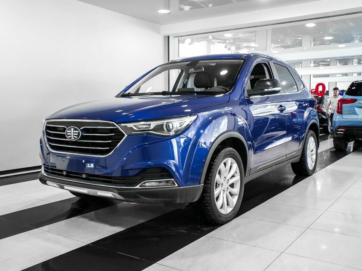 Купить б/у FAW Besturn X40 I 1.6 AT (108 л.с.) бензин автомат в Москве: синий ФАВ Бестурн Х40 I ...