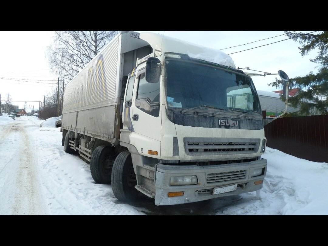 Купить б/у Isuzu Giga (C-series) дизель механика в Новоуральске: белый ...